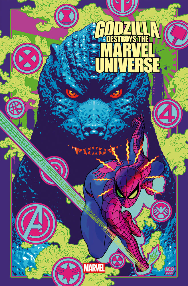 Godzilla Destroys The Marvel Universe #4 Aco Varia | Comi...