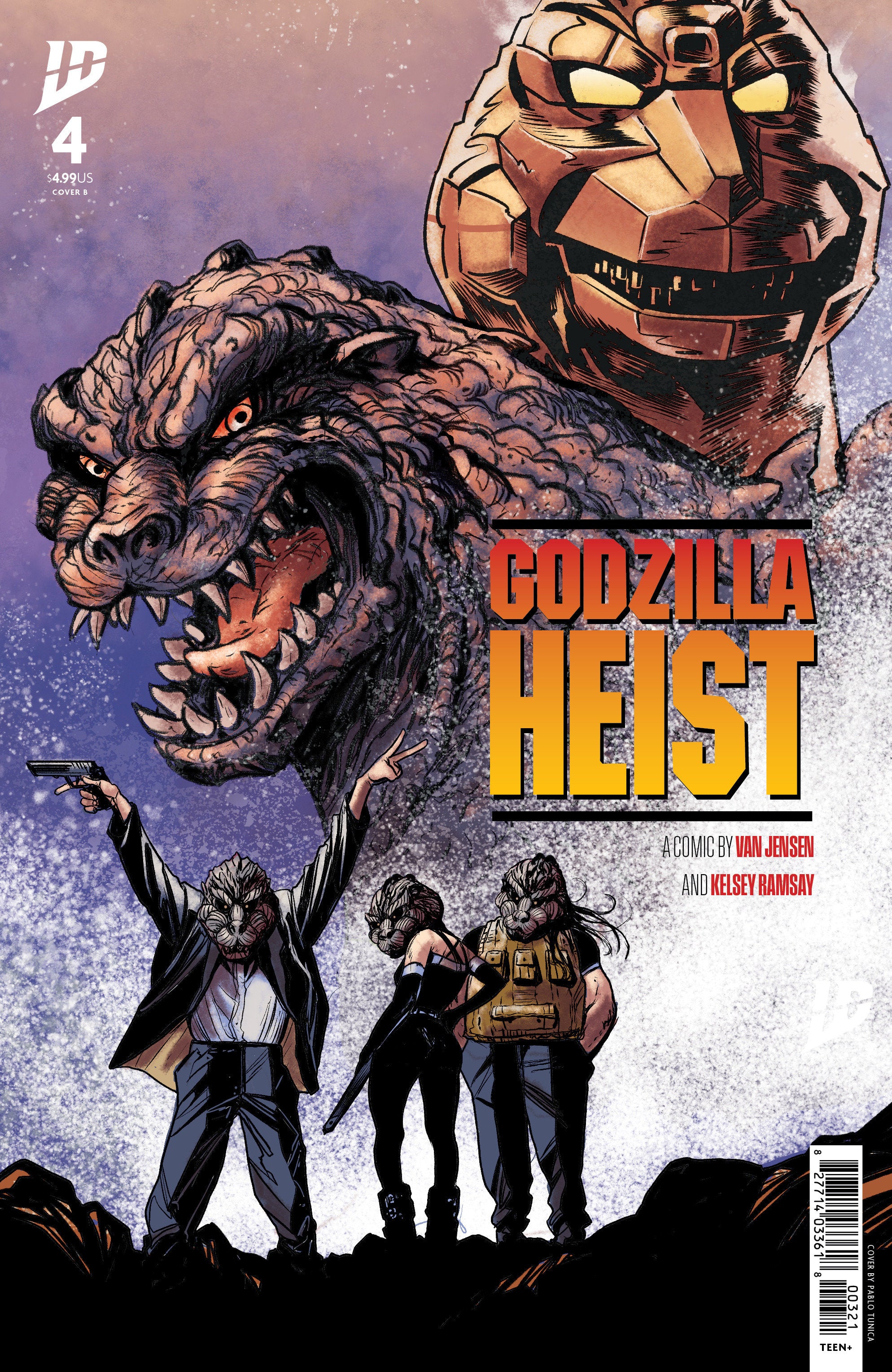 Godzilla: Heist #4 Variant B (Tunica Movie Poster | Comi...